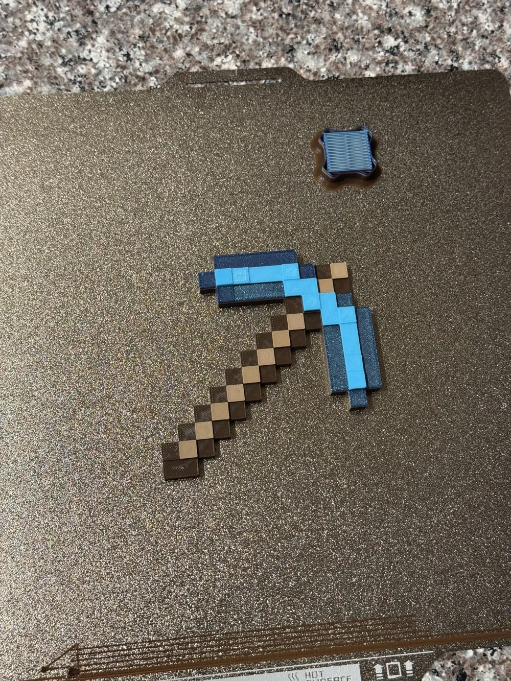 Pickaxe - Minecraft Item Frame - Free 3D Print Model - MakerWorld