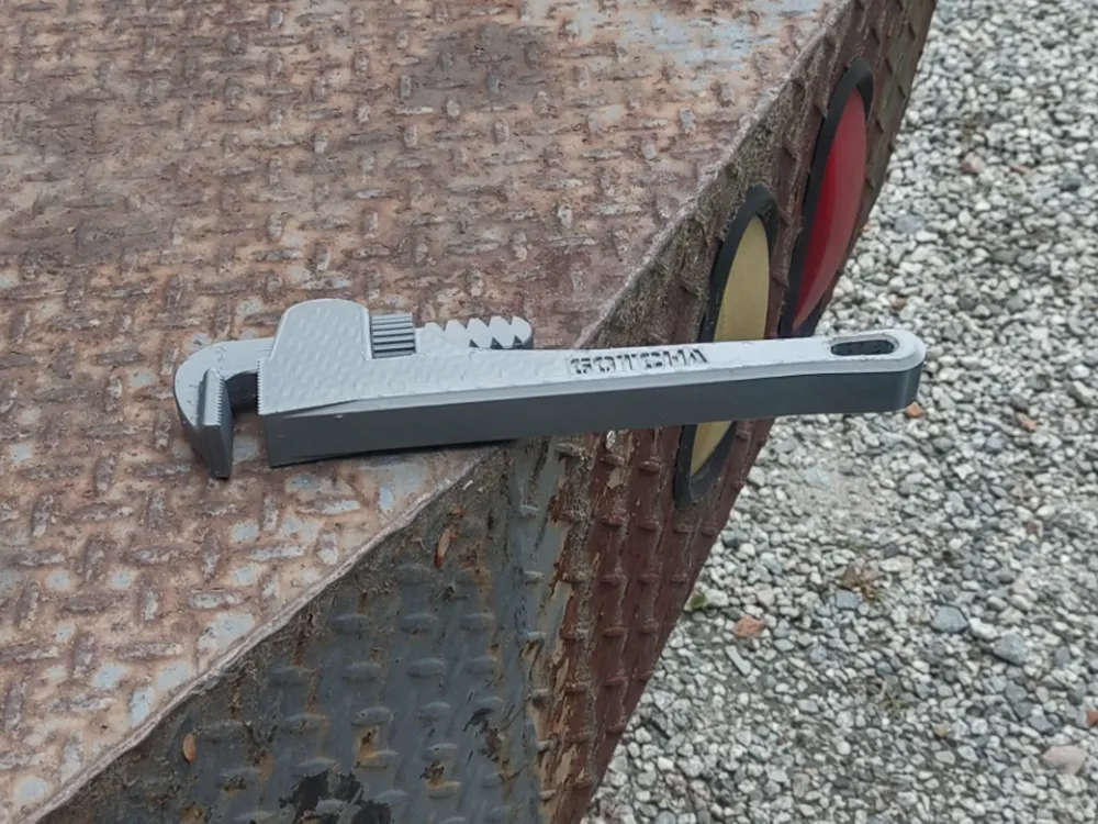 "Gotcha" brand Bumper Pipe Wrench, magnetic PRANK by TacticalMachinery ...