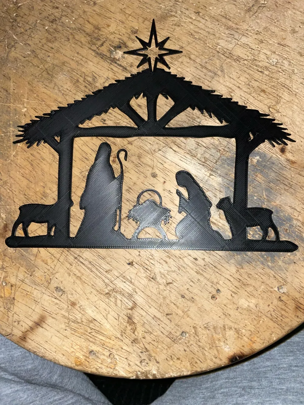 nativity scene & christmas tree by capthowdy126MakerWorld: Download ...