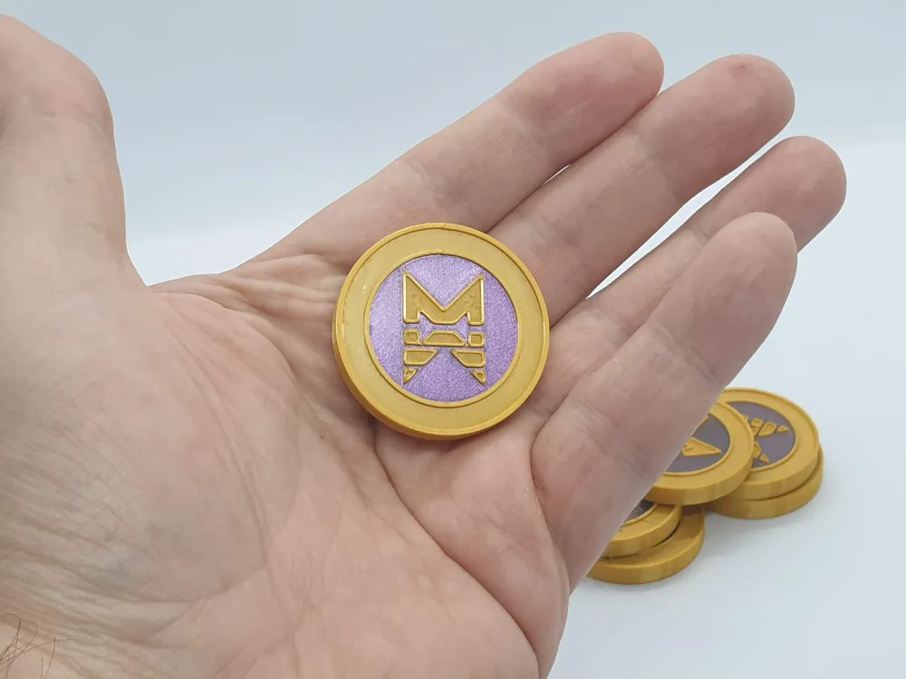 Crystgin coin from Once Human by Jaatinen3D MakerWorld: Download Free ...