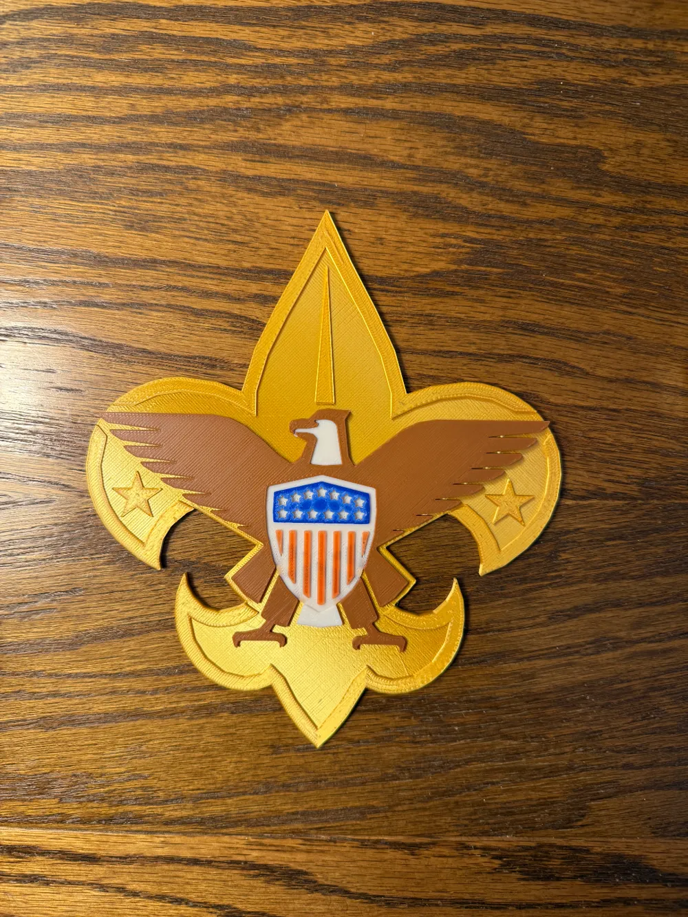 Scouts BSA Logo Crossover Cake Topper by Viola_18 - MakerWorld