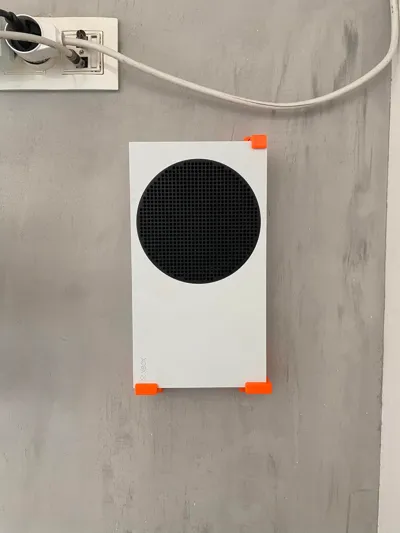 Xbox series S minimal slide in wall dock by Nicek MakerWorld: Download ...