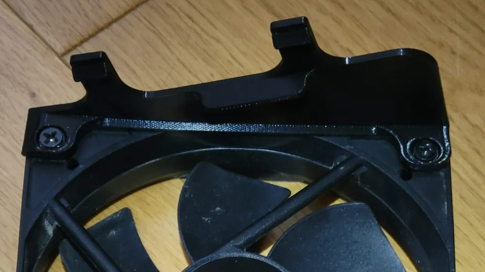 DDR / DDR5 cooler fan bracket for tower heatsinks - Free 3D Print Model ...