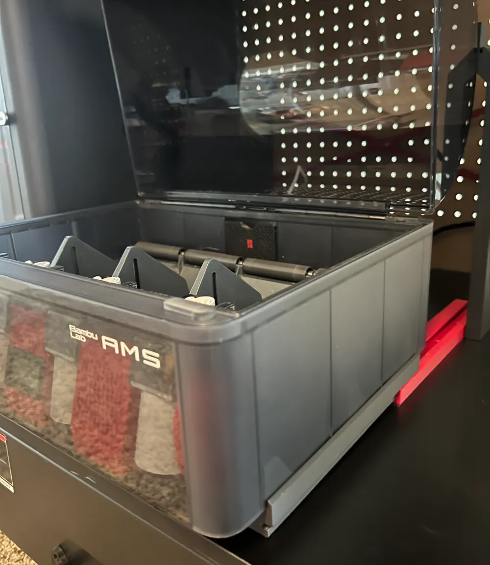 AMS Stacking Stand Drawer Rails Remixed by Jneubert - MakerWorld