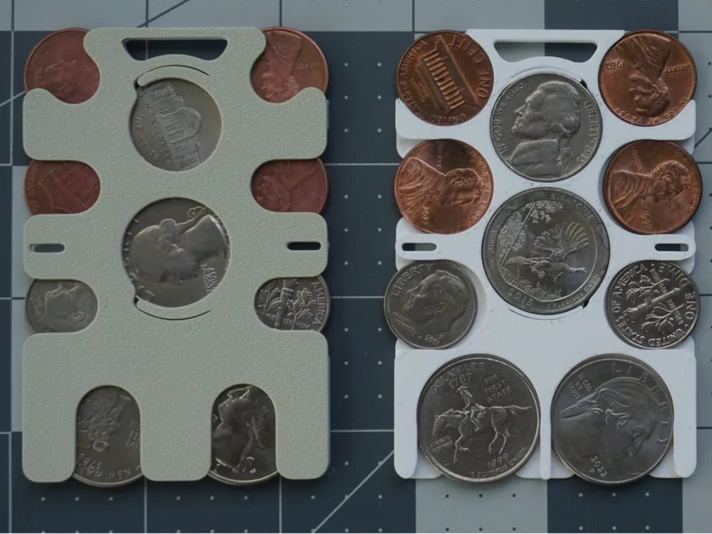Wallet-Sized Coin Holder — For Exact Change by Josh Mosier MakerWorld ...