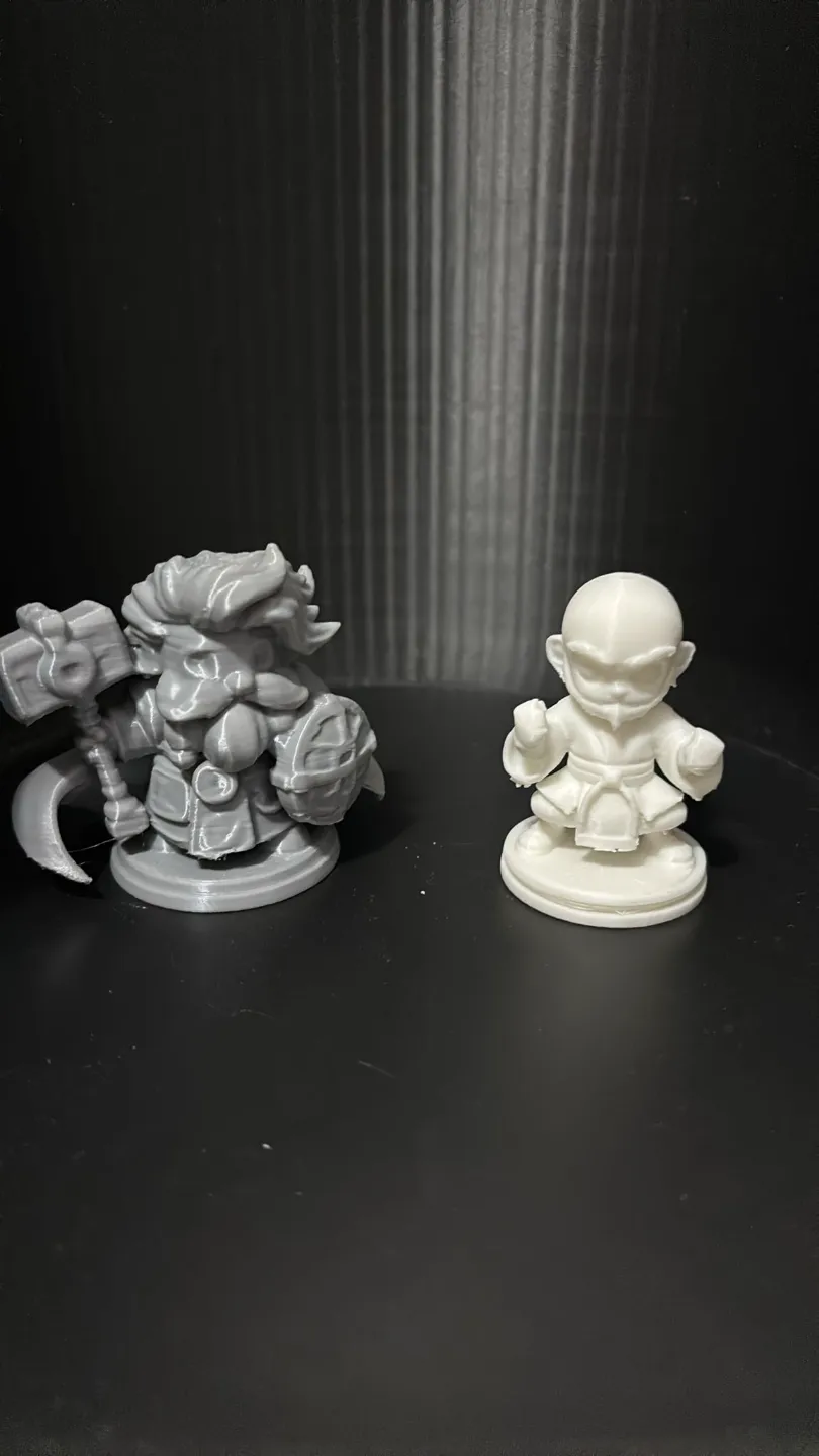 Chibi United: Dwarf Pair (Cleric X monk) by orenlibane - MakerWorld