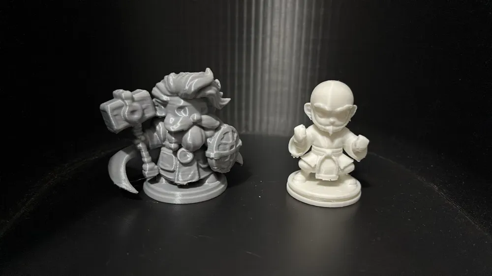 Chibi United: Dwarf Pair (Cleric X monk) by orenlibane - MakerWorld