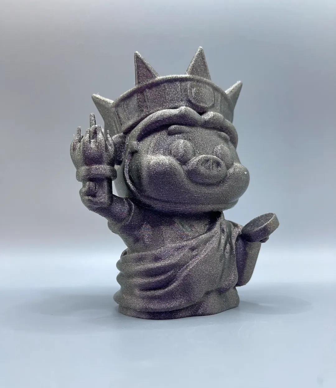 Piggy侠 Statue of Liberty Sculpture by 云吞面 - MakerWorld