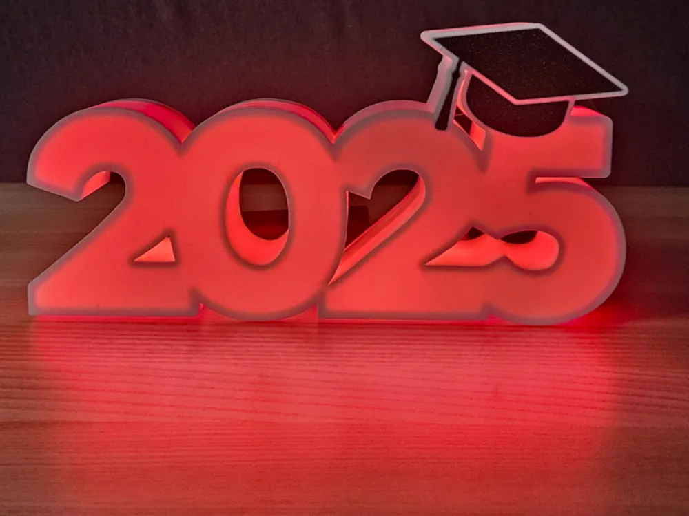 Graduation 2025 led light by Sofa MakerWorld: Download Free 3D Models