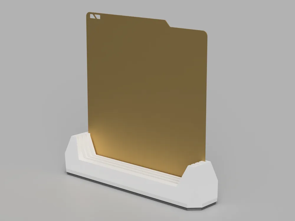 Build Plates Stand - X1 Series/P1 Series/A1 by Wojciech Kawa - MakerWorld