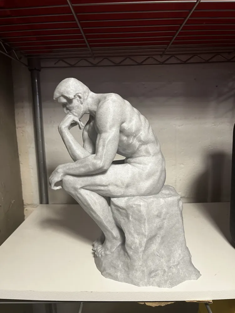 The Thinker - Rodin's Le Penseur Remixed by lepermessiah MakerWorld ...