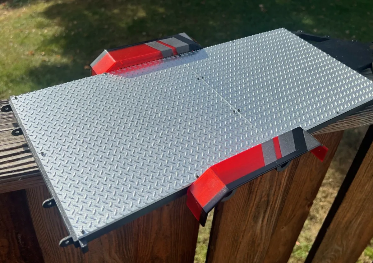 1/10 scale RC car trailer will hold Tamiya TT02 Remixed by modelcarjedi ...