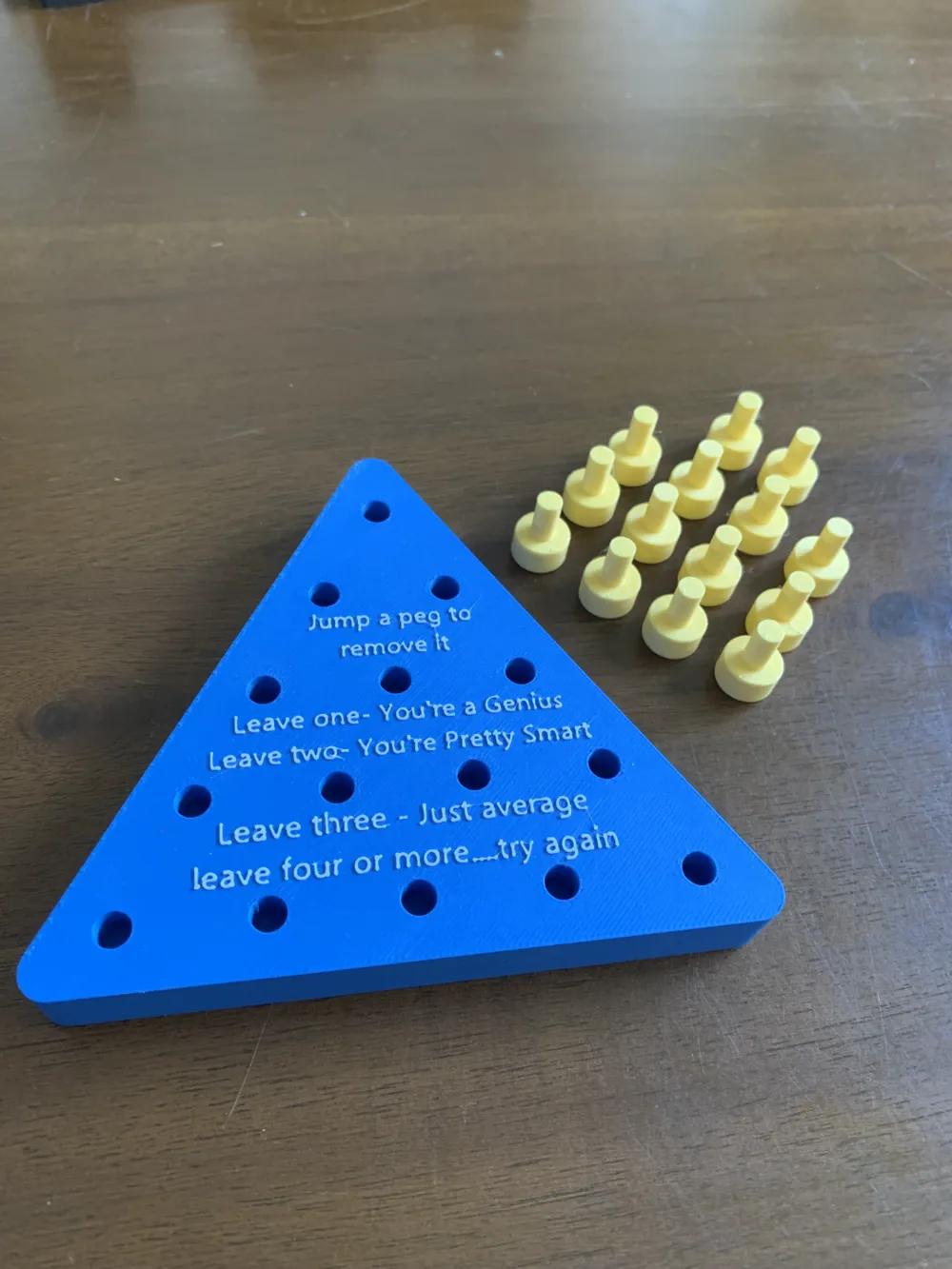 Solitaire Peg Game, The Only True Peg Game by Zoidberg44 - MakerWorld