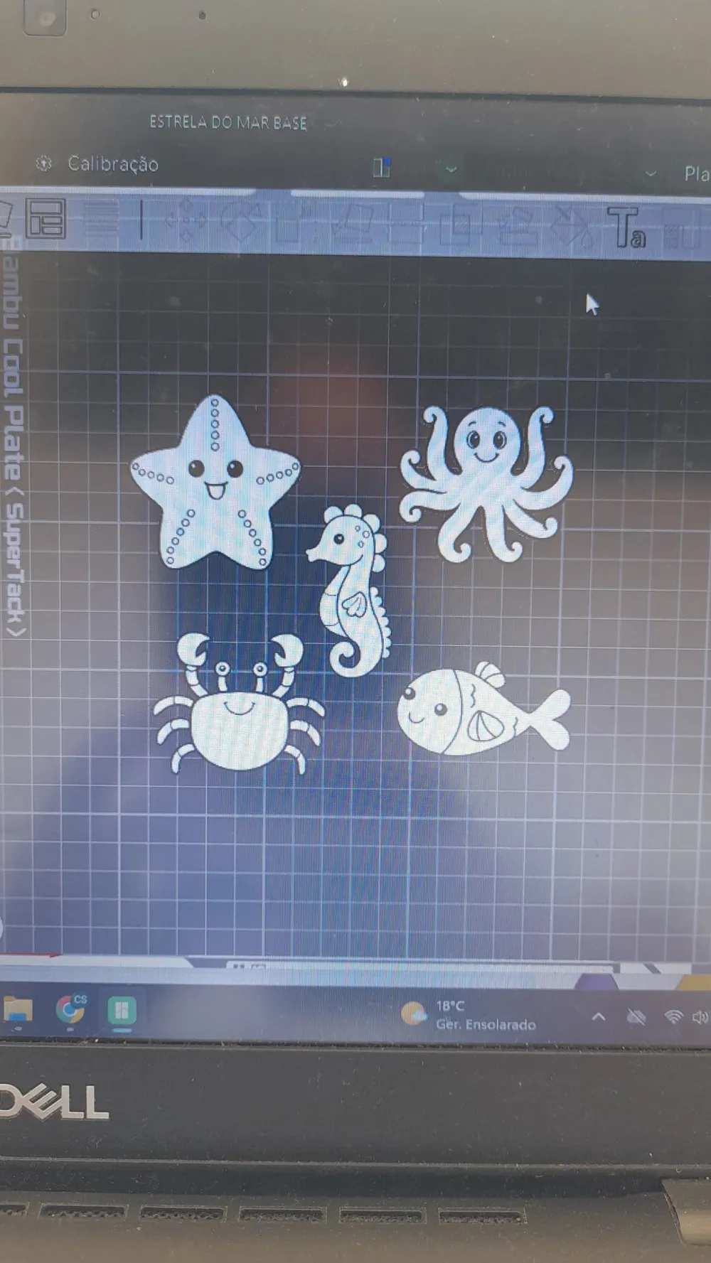 Cute Marine Animals Painting Kit. Easy to Print - Free 3D Print Model ...