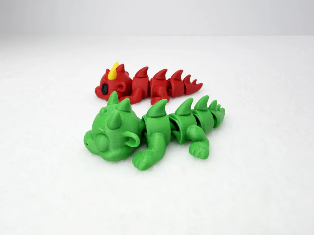 Articulated Mini Dragon - Free 3D Print Model - MakerWorld