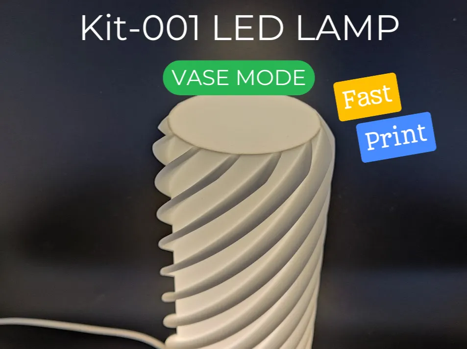 Lamp Shade for LED Lamp Kit 001 - Free 3D Print Model - MakerWorld