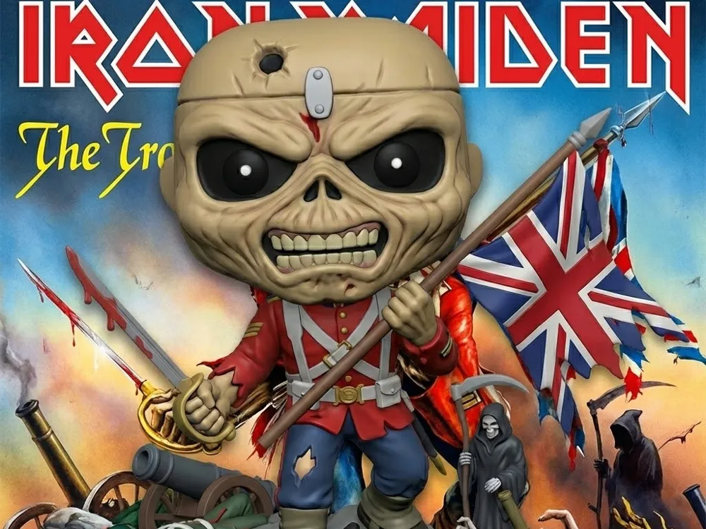 Iron Maiden - The Trooper (funkopop) - Free 3D Print Model - MakerWorld
