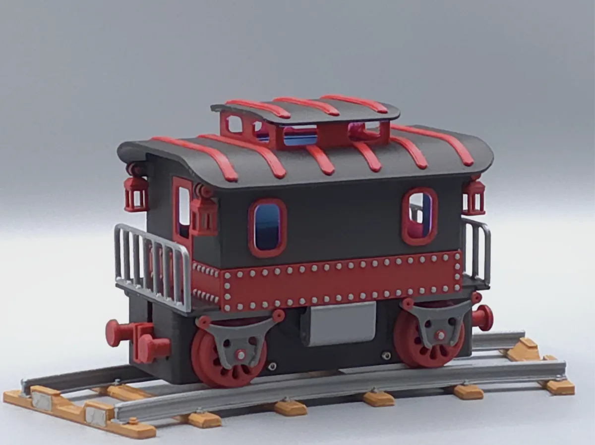 CyberExpress - Freight Car (Closed cargo Wagon) - Free 3D Print Model ...