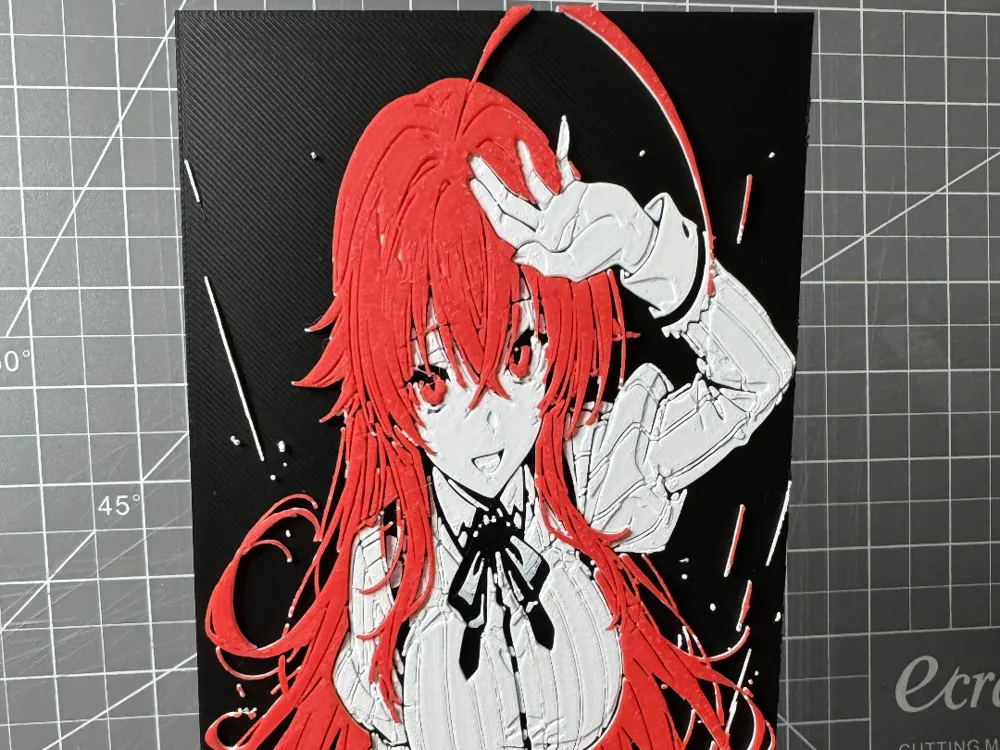 Hueforge de Rias Gremory high-school dxd - Modelo de impresión 3D ...