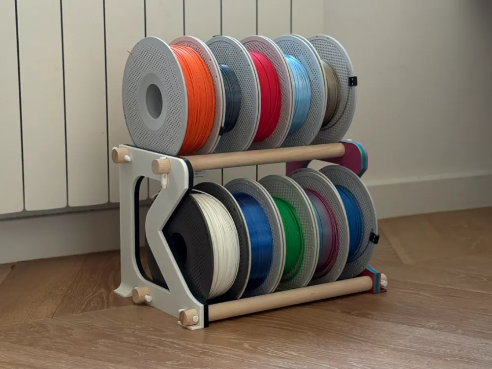 filament spool holder stand rack - Free 3D Print Model - MakerWorld