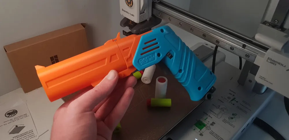 Dart Zone Solo: Double Barrel Shotgun Mod - Free 3D Print Model ...