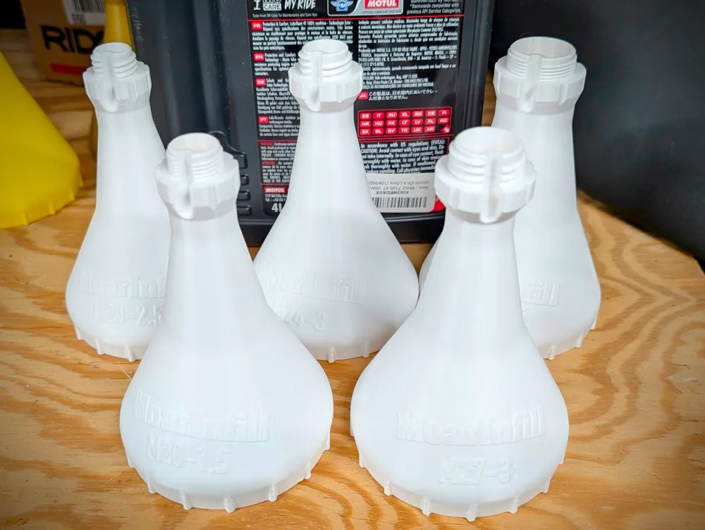Motorcycle Oil Funnel - Perfect Flow - Free 3D Print Model - MakerWorld