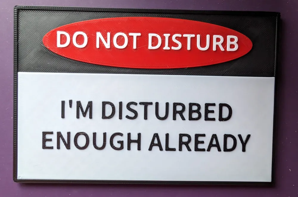 Disturbed Already Sign by tetsuo kin - MakerWorld