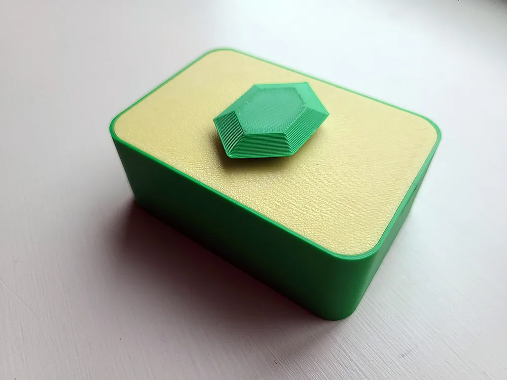 Zelda Rupee Mechanical Locking Gift Card/Item Box - Free 3D Print Model ...