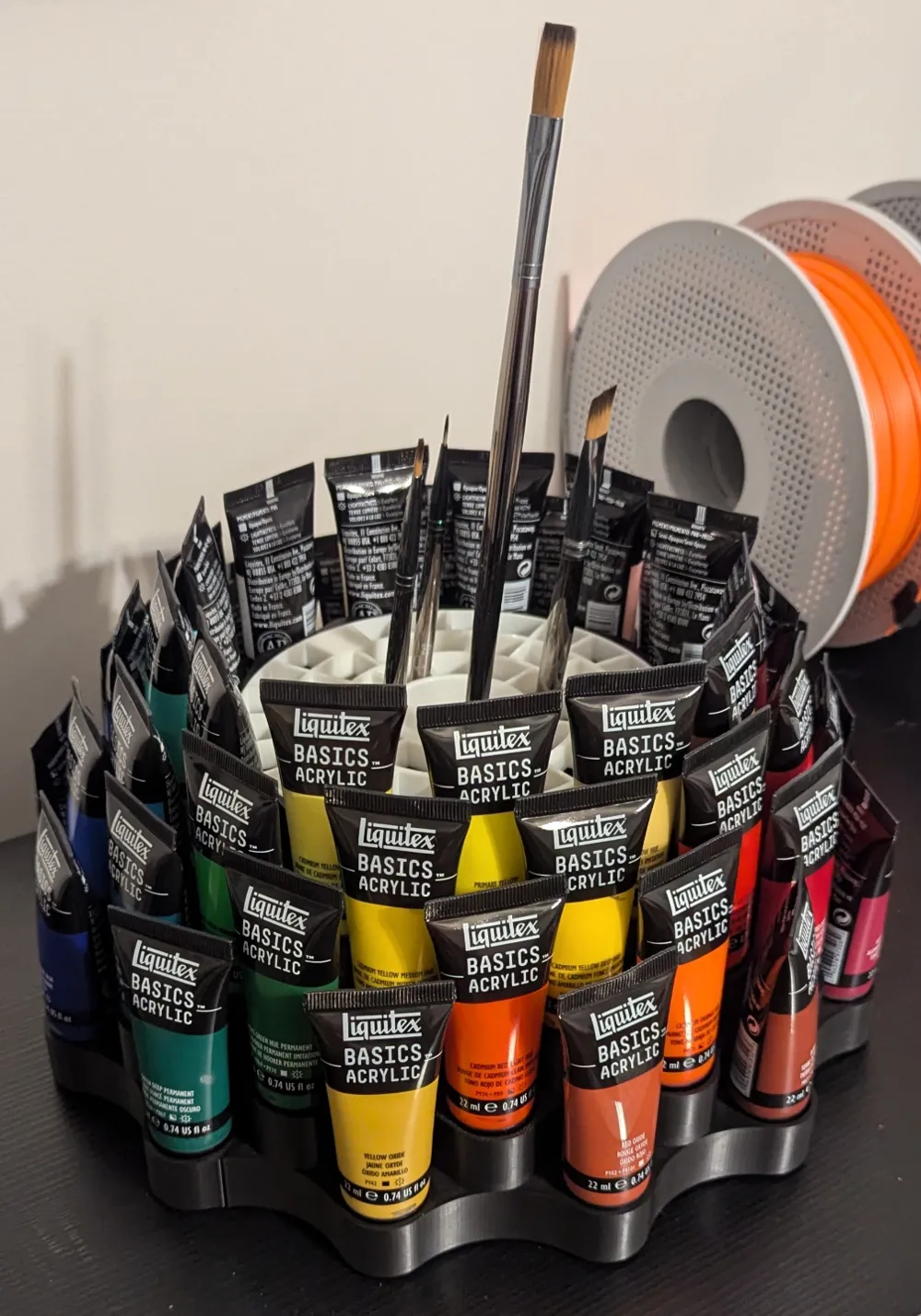 Rotating Paint Organizer by 4itisme - MakerWorld