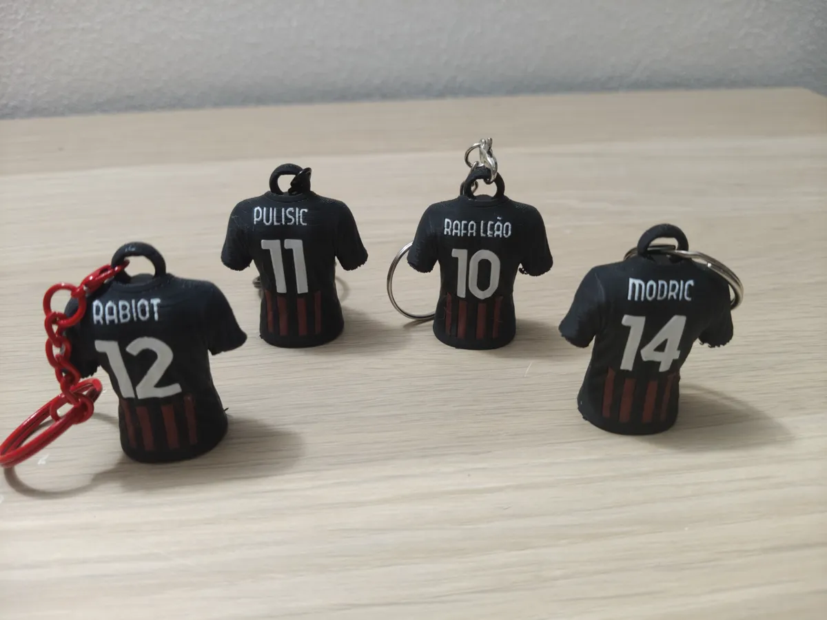 Keychains – Rabiot Modric Pulisic Leao - Modèle d'Impression 3D Gratuit ...
