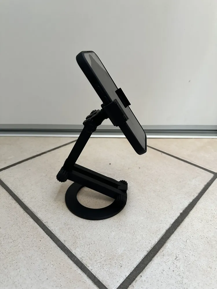 Adjustable phone stand - Free 3D Print Model - MakerWorld