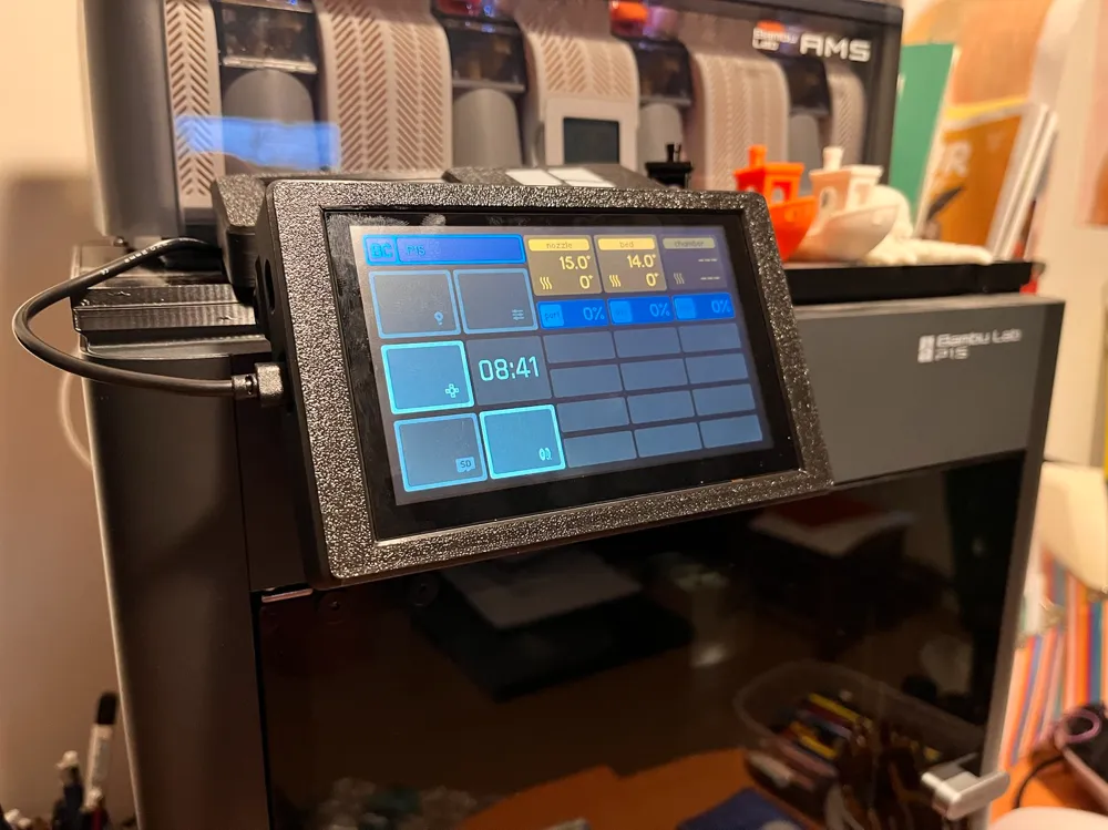 XTouch Pro 5" Flip Screen Enclosure (JC8048W550) Remixed by TuneFish - MakerWorld