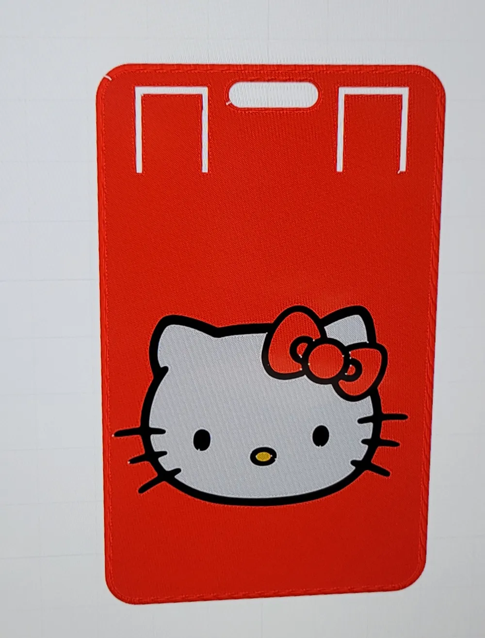 Hello Kitty ID /badge holder 4 different design - Free 3D Print Model ...