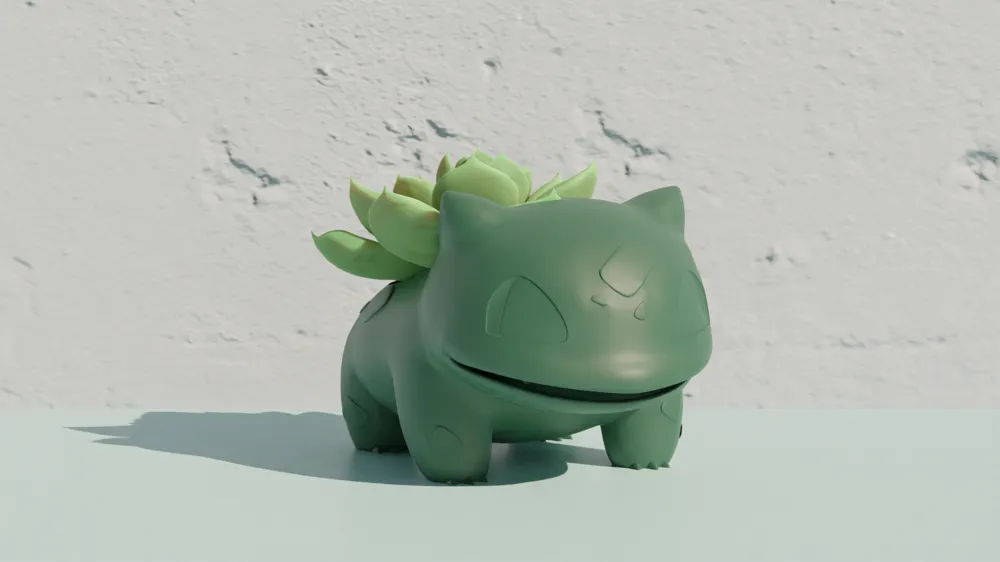 Bulbasaur - Pokemon Pot Plant by calebtimoteo - MakerWorld