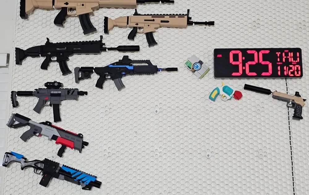 Fortnite Gatekeeper shotgun Handguard - Free 3D Print Model - MakerWorld