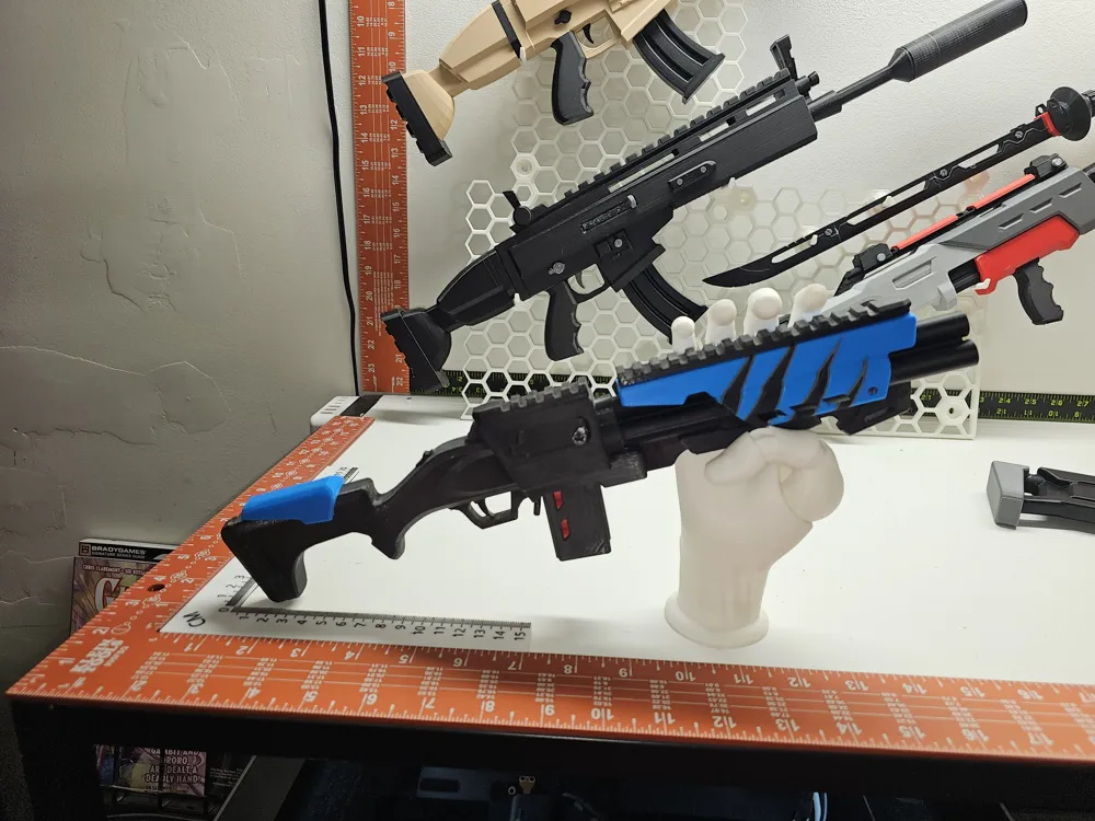 Fortnite Gatekeeper shotgun Handguard - Free 3D Print Model - MakerWorld