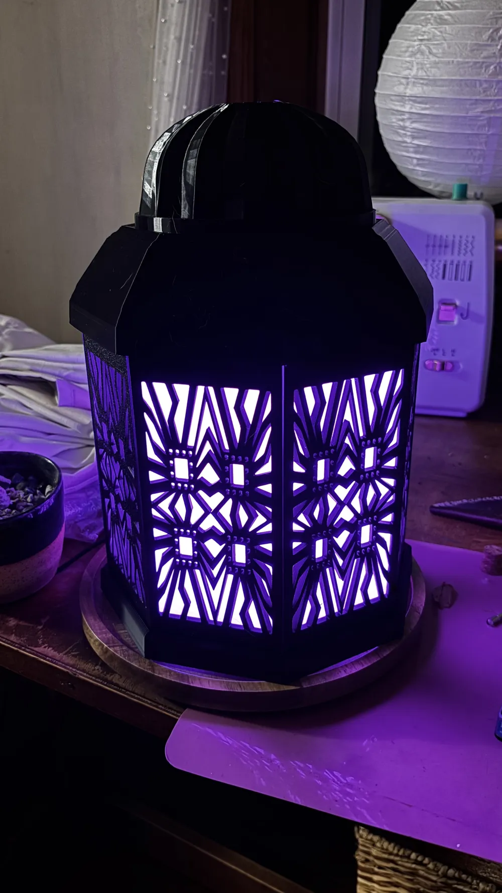 Pendant Lamp Shade or Base-Lit Lantern Diffuser by Blake's Bog ...