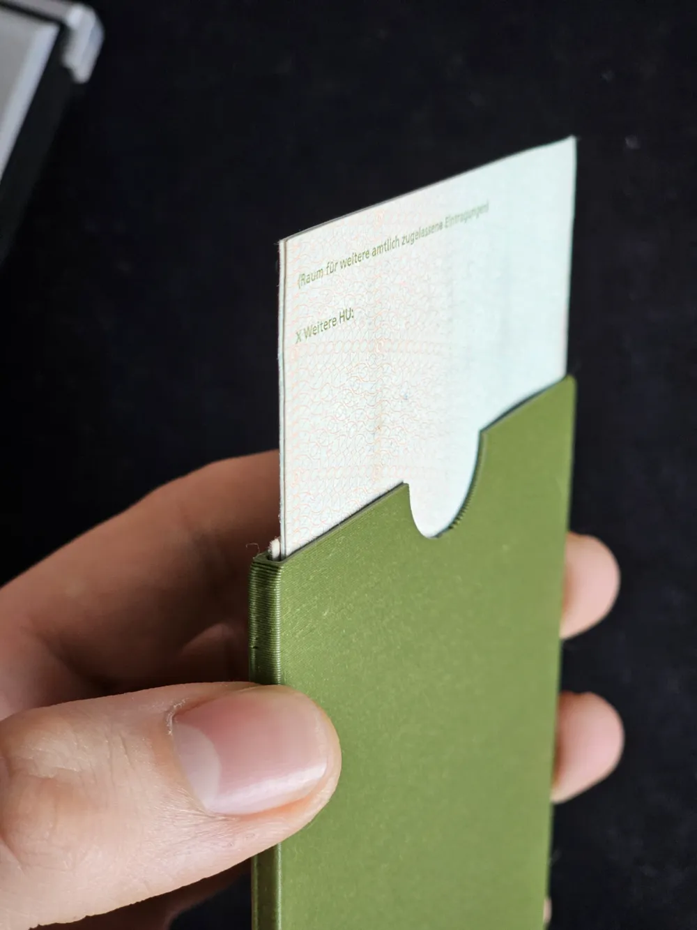 Fahrzeugschein Hülle / vehicle registration case wallet ...