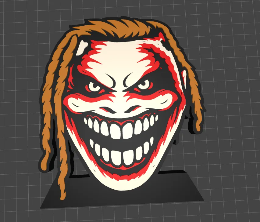 WWE Bray Wyatt "The Fiend" Mask Display Stand - Free 3D Print Model ...
