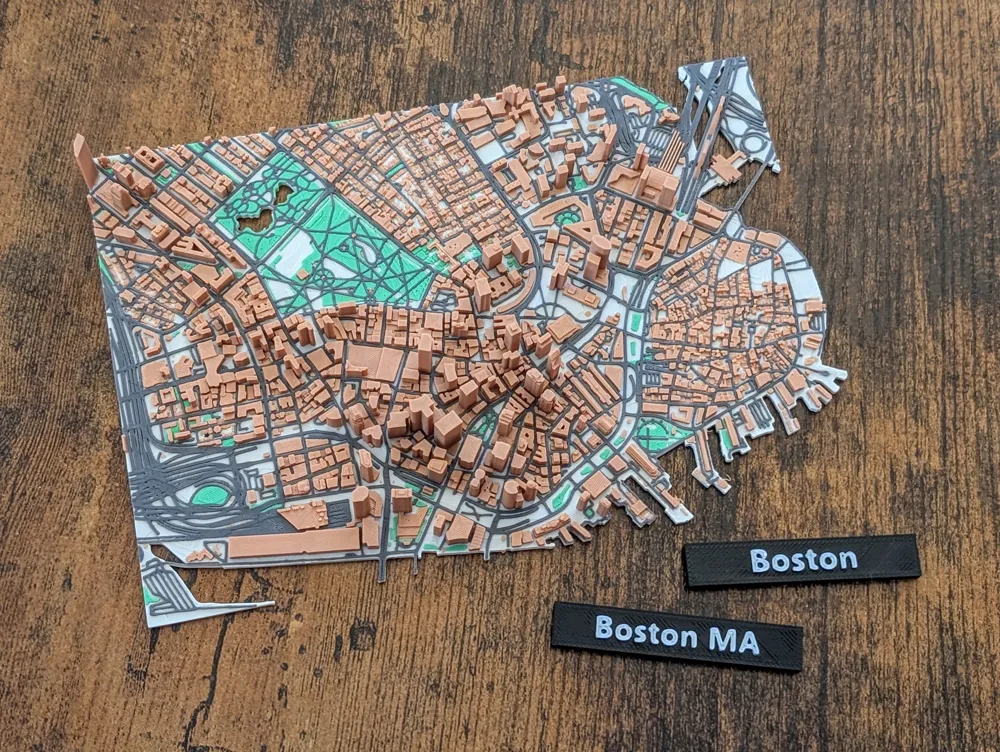Boston 3D Miniature v2 - Free 3D Print Model - MakerWorld