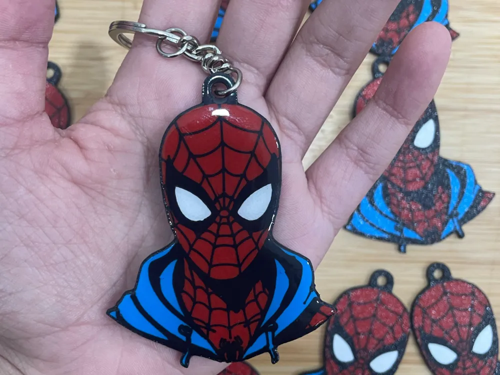 Keychain SPIDERMAN by kriativu 3D - MakerWorld