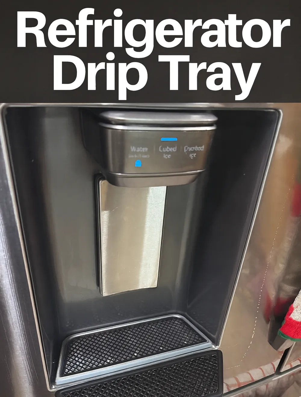 Samsung Refrigerator Water Ice Dispenser Drip Tray - Free 3D Print ...