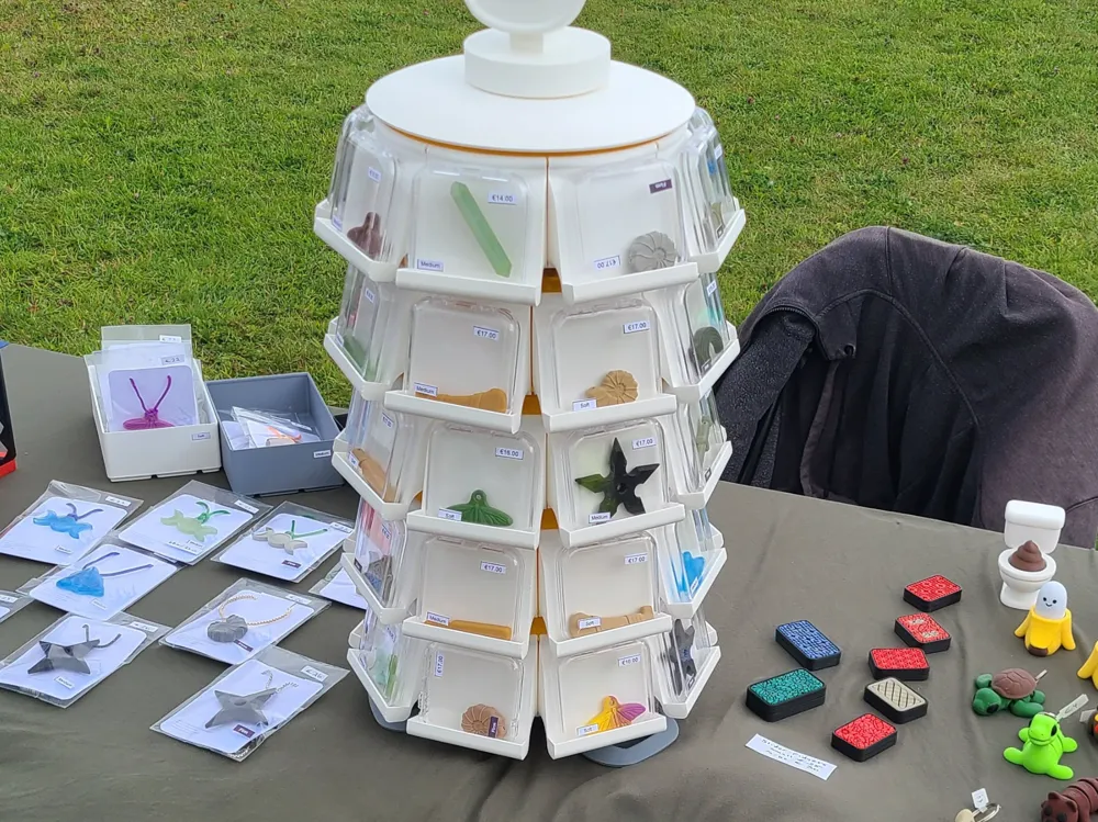 Empty Spool Turntable Display Stand by Sensory Interactive MakerWorld ...