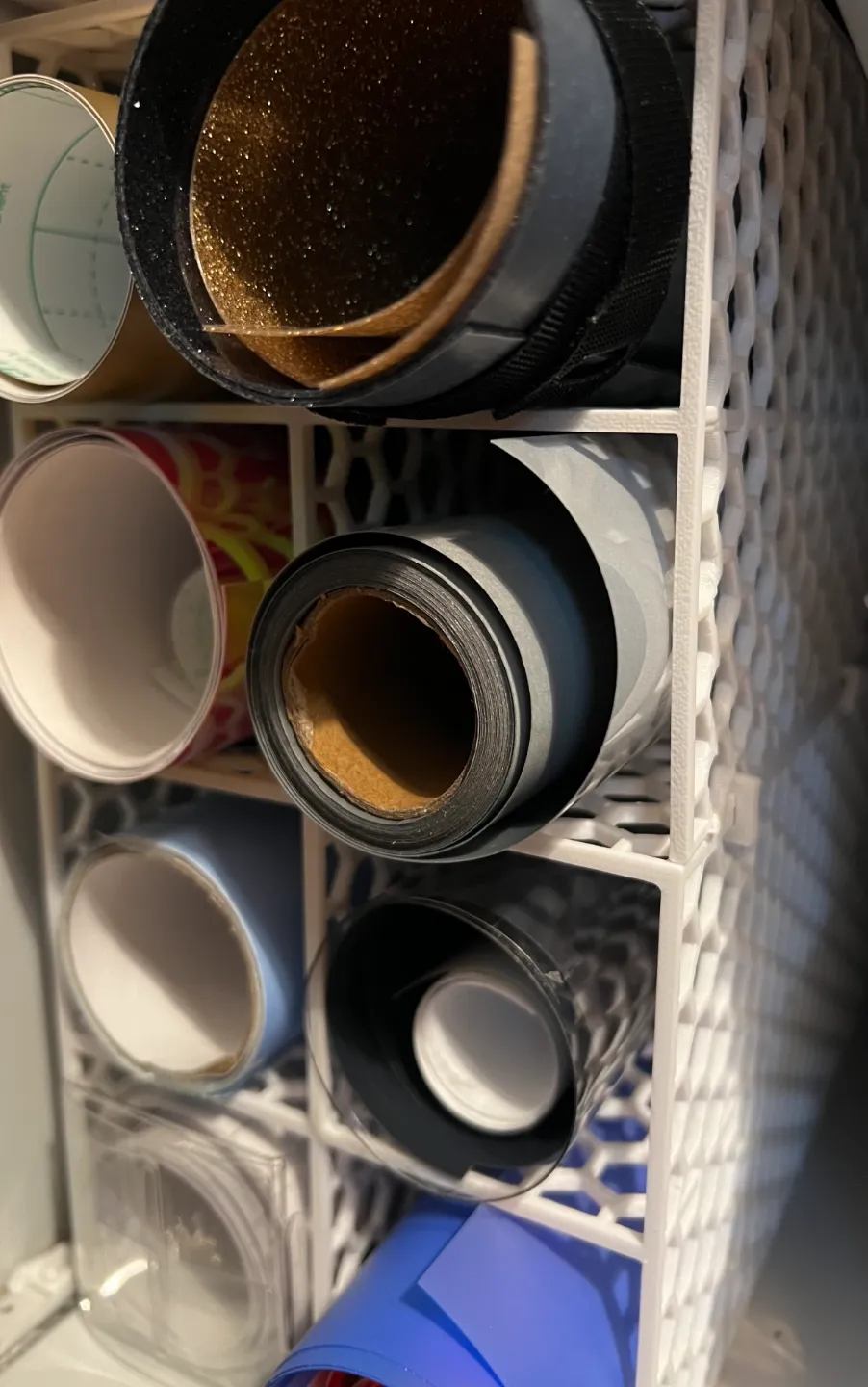 Cricut material storage wall stackable rols boxes by dxnlwillems ...