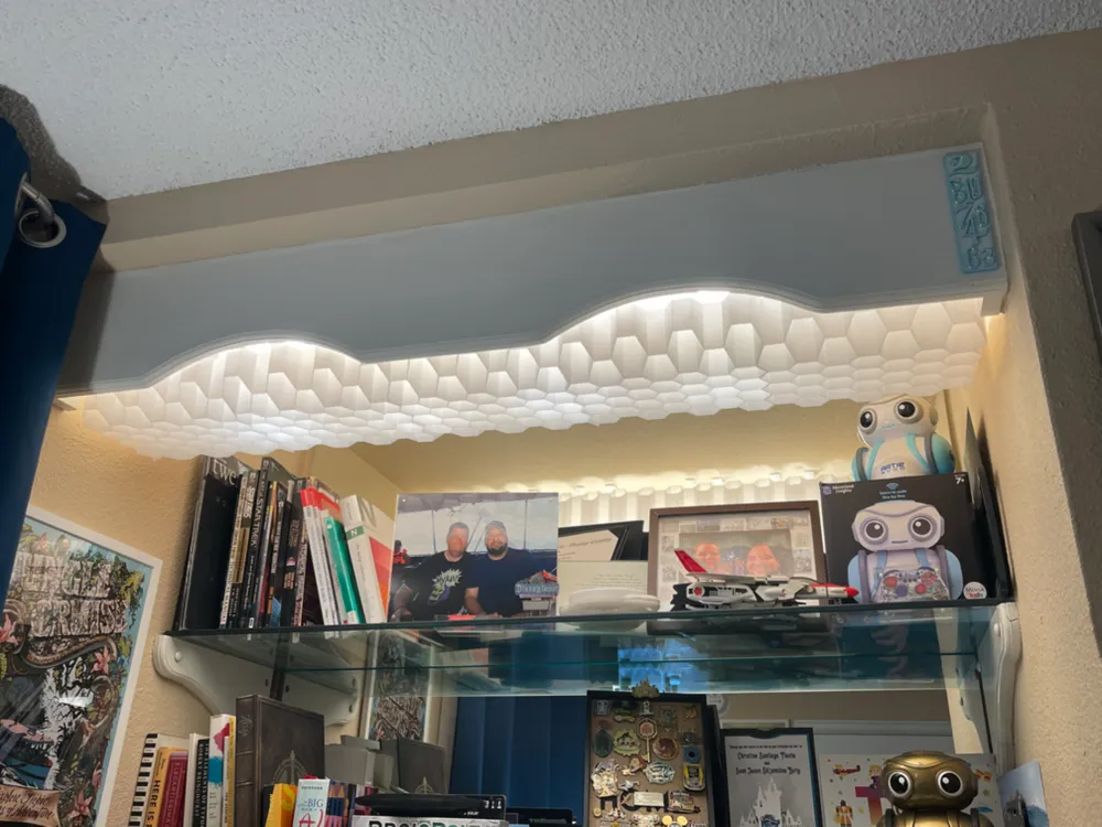 BETA Modular Hex Light Diffusers (Vanity/Bathroom) by AeonJoey - MakerWorld