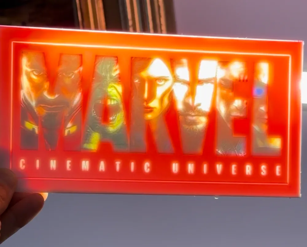 MARVEL color lithophane CMYK 0.2 nozzle by enrico82.reale - MakerWorld