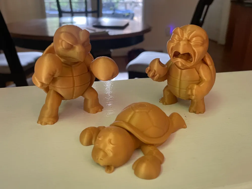 Knocked out turtle / Boxing / Funny / display by 3D Prints This Week ...