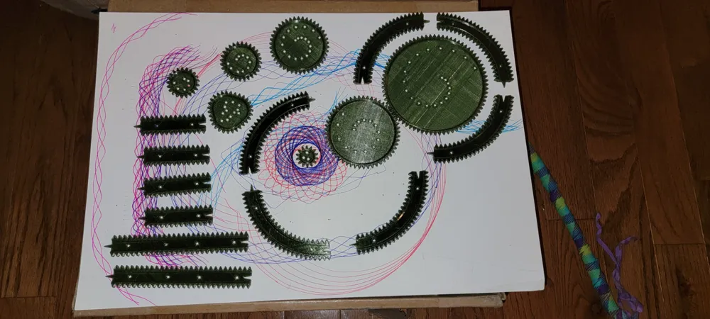 Modular Spirograph v2 by DocNougat MakerWorld: Download Free 3D Models