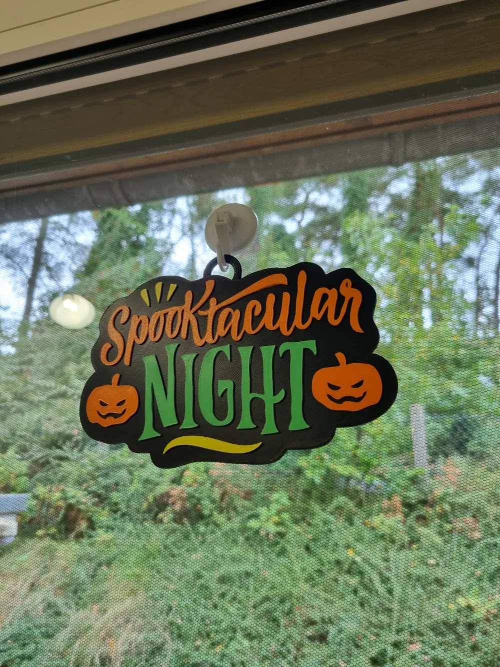 Halloween Window Door Sign Spooktacular Night by nbprintlab MakerWorld ...