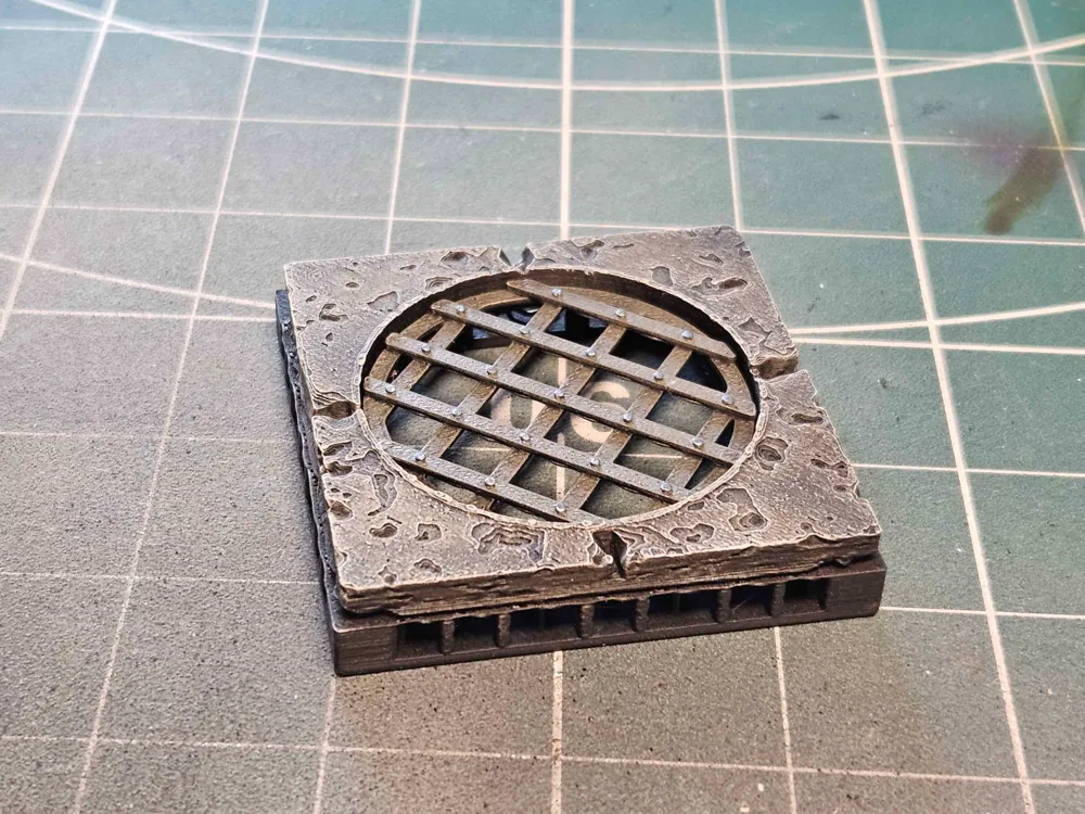 OpenForge Cut Stone Circular Grate Remixed by Yandalf MakerWorld ...